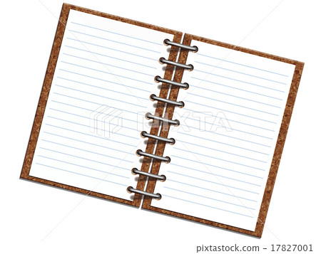 Ring note of open blank page - Stock Illustration [17827001] - PIXTA