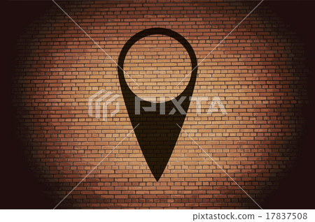 map pointers. Flat modern web button and space fo - Stock Illustration [17837508] - PIXTA
