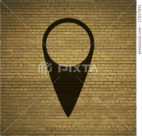 map pointers. Flat modern web button and space fo-插圖素材 [17837641] - PIXTA圖庫