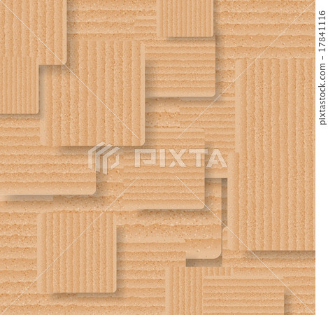 Abstract vector background of cardboard squares - Stock Illustration ...