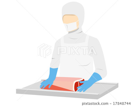 Meat inspection of meat - Stock Illustration [17848744] - PIXTA