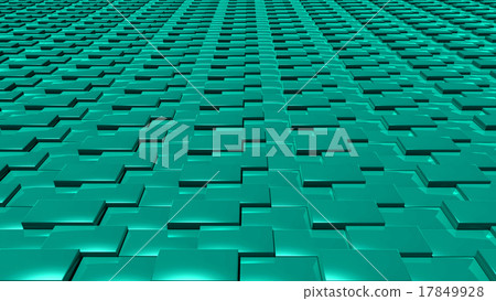 3D abstract green pattern layer front - Stock Illustration [17849928 ...