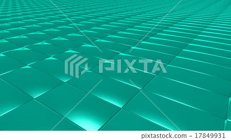 3D abstract green pattern rectangle - Stock Illustration [17849931] - PIXTA