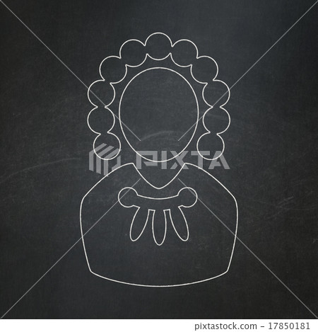 Law concept: Judge on chalkboard background - Stock Illustration [17850181] - PIXTA