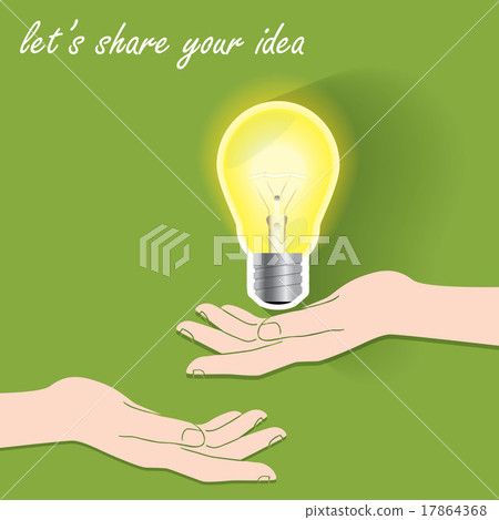 Human hand holding creative - Stock Illustration [17864368] - PIXTA