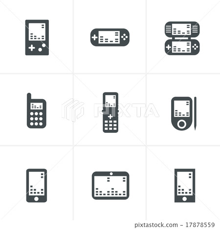 Phone Game icons, vector. - Stock Illustration [17878559] - PIXTA