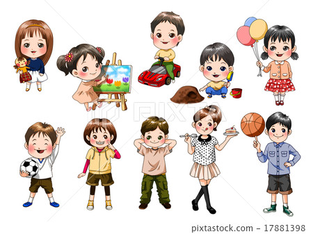 Illustration Child - Stock Illustration [17881398] - PIXTA