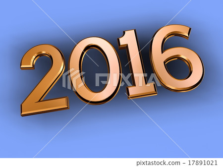 New year 2016 text-插圖素材 [17891021] - PIXTA圖庫