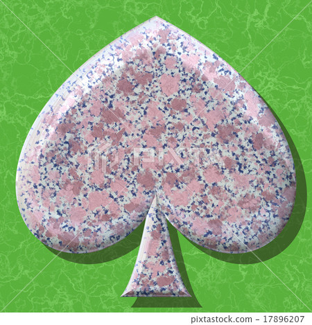 Spade shape frame with seamless generated texture - Stock Illustration ...