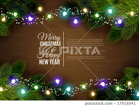 Christmas lights borger decoration season - Stock Illustration [17918841] - PIXTA