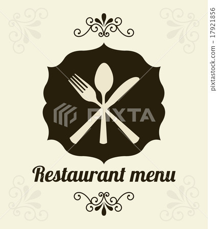 menu design over white background vector... - Stock Illustration ...