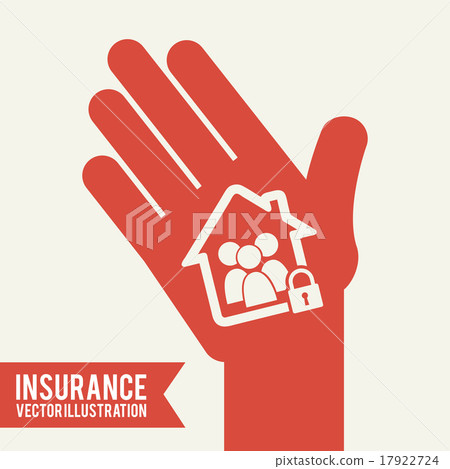 insurance design over white background vector... - Stock Illustration ...