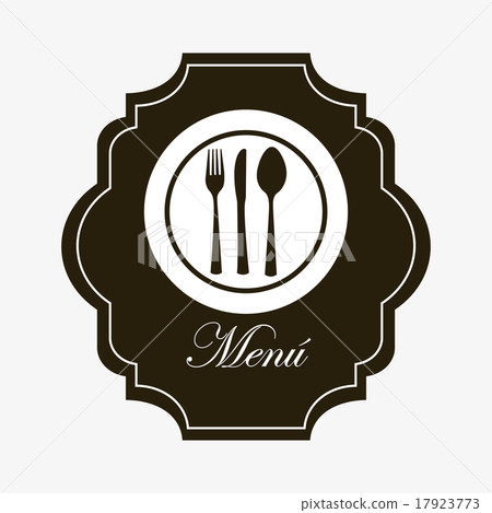 menu design over white background vector... - Stock Illustration ...