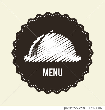 menu design over white background vector... - Stock Illustration ...