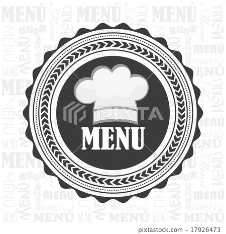 menu design over white background vector... - Stock Illustration ...
