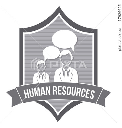 human resources over white background vector...-插圖素材 [17926625] - PIXTA圖庫