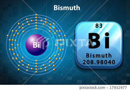 Symbol and electron diagram of Bismuth - Stock Illustration [17932977 ...