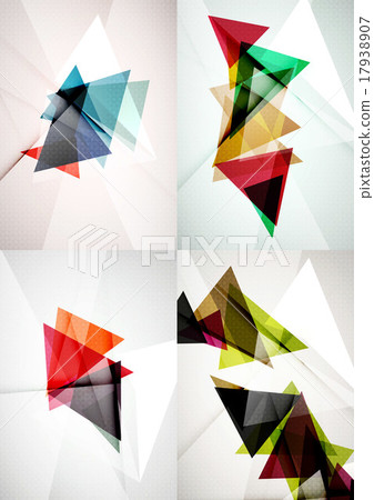 Set of angle and straight lines design abstract - Stock Illustration ...