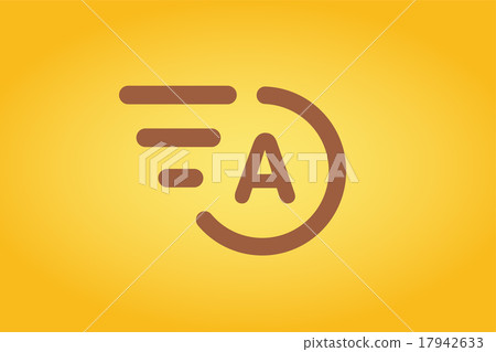 Fast line logo A monogram icon - Stock Illustration [17942633] - PIXTA