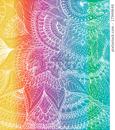 Illustration of doodle drawing. Bright background. - Stock Illustration ...