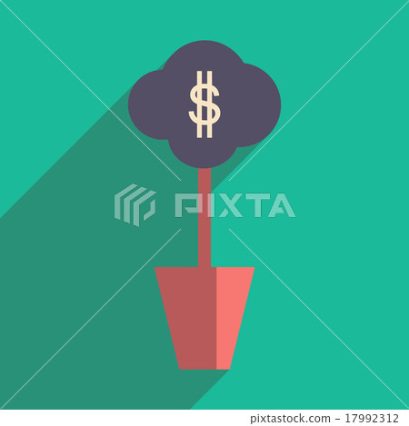 Flat design modern vector illustration icon Money - Stock Illustration ...