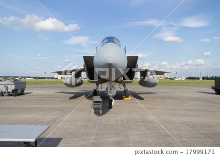 Air Self Defense Force F - 15J Fighter (Front) - Stock Photo [17999171 ...