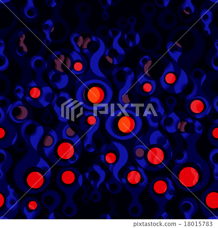 Seamless background pattern with metaball form.-插圖素材 [18015783] - PIXTA圖庫