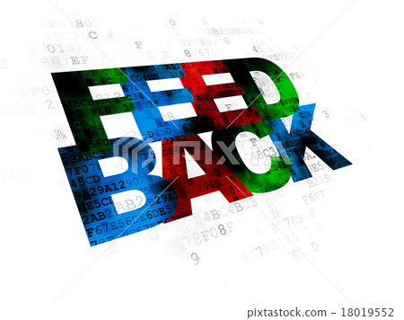 Business concept: Feedback on Digital background - Stock Illustration ...