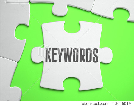 Keywords - Jigsaw Puzzle with Missing Pieces. - Stock Illustration ...