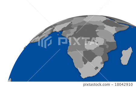 south Africa on Earth political map - Stock Illustration [18042910] - PIXTA