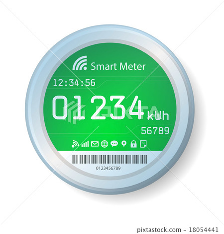 Smart Meter Image Illustration - Stock Illustration [18054441] - PIXTA