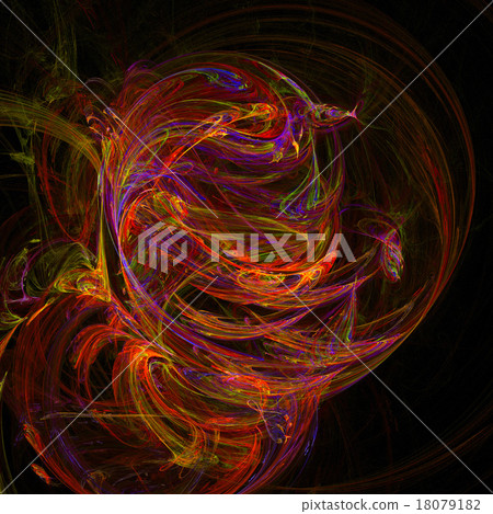 abstract figure to background - Stock Illustration [18079182] - PIXTA
