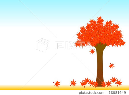 Background (Momiji tree) - Stock Illustration [18081649] - PIXTA