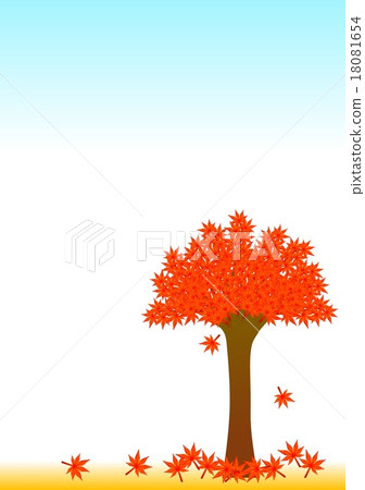 Background (Momiji tree) - Stock Illustration [18081654] - PIXTA