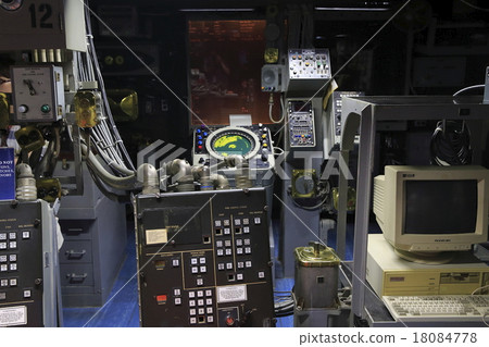 Battleship Missouri CIC (Battle Command Center) - Stock Photo [18084778 ...