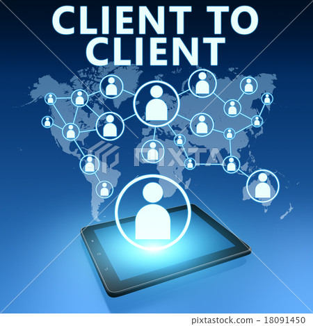 Client to Client - Stock Illustration [18091450] - PIXTA
