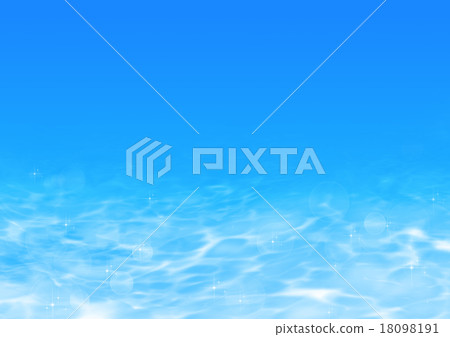A gleaming water surface - Stock Illustration [18098191] - PIXTA