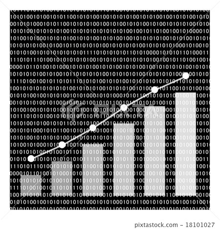 Digital graph - Stock Illustration [18101027] - PIXTA