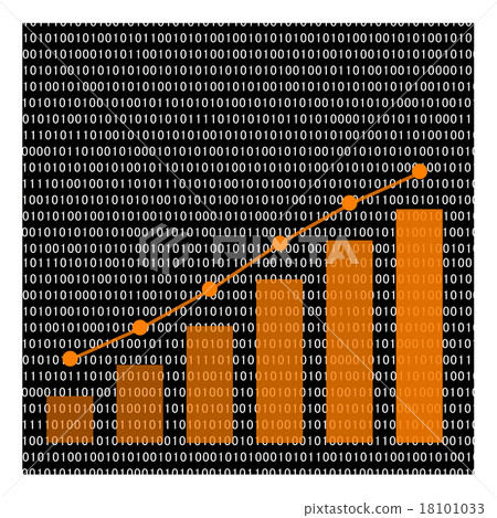 Digital graph - Stock Illustration [18101033] - PIXTA