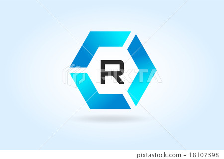 R letter vecto icon template - Stock Illustration [18107398] - PIXTA
