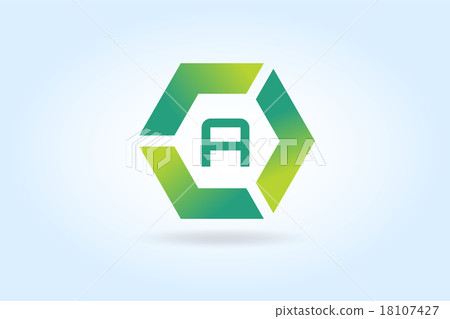 A letter logo monogram technology symbol icon - Stock Illustration ...
