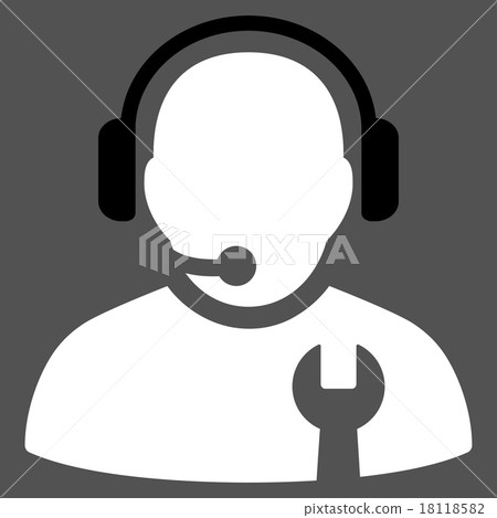 Service Operator Icon - Stock Illustration [18118582] - PIXTA