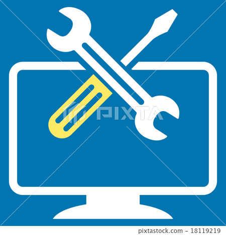 Computer Tools Icon - Stock Illustration [18119219] - PIXTA
