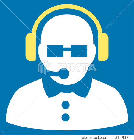 Female Operator Icon - Stock Illustration [18119321] - PIXTA