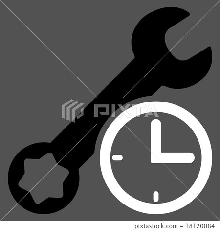 Service Time Icon - Stock Illustration [18120084] - PIXTA