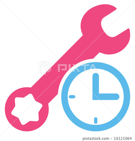 Service Time Icon - Stock Illustration [18121064] - PIXTA