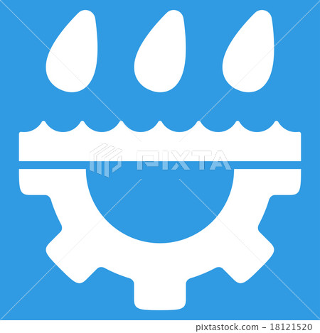 Water Service Icon - Stock Illustration [18121520] - PIXTA