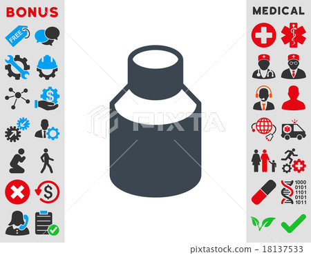 Phial Icon - Stock Illustration [18137533] - PIXTA