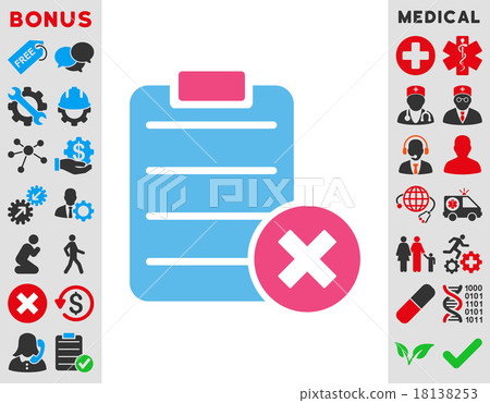 Reject Form Icon - Stock Illustration [18138253] - PIXTA