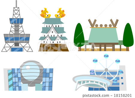 Nagoya city facility icon A - Stock Illustration [18158201] - PIXTA